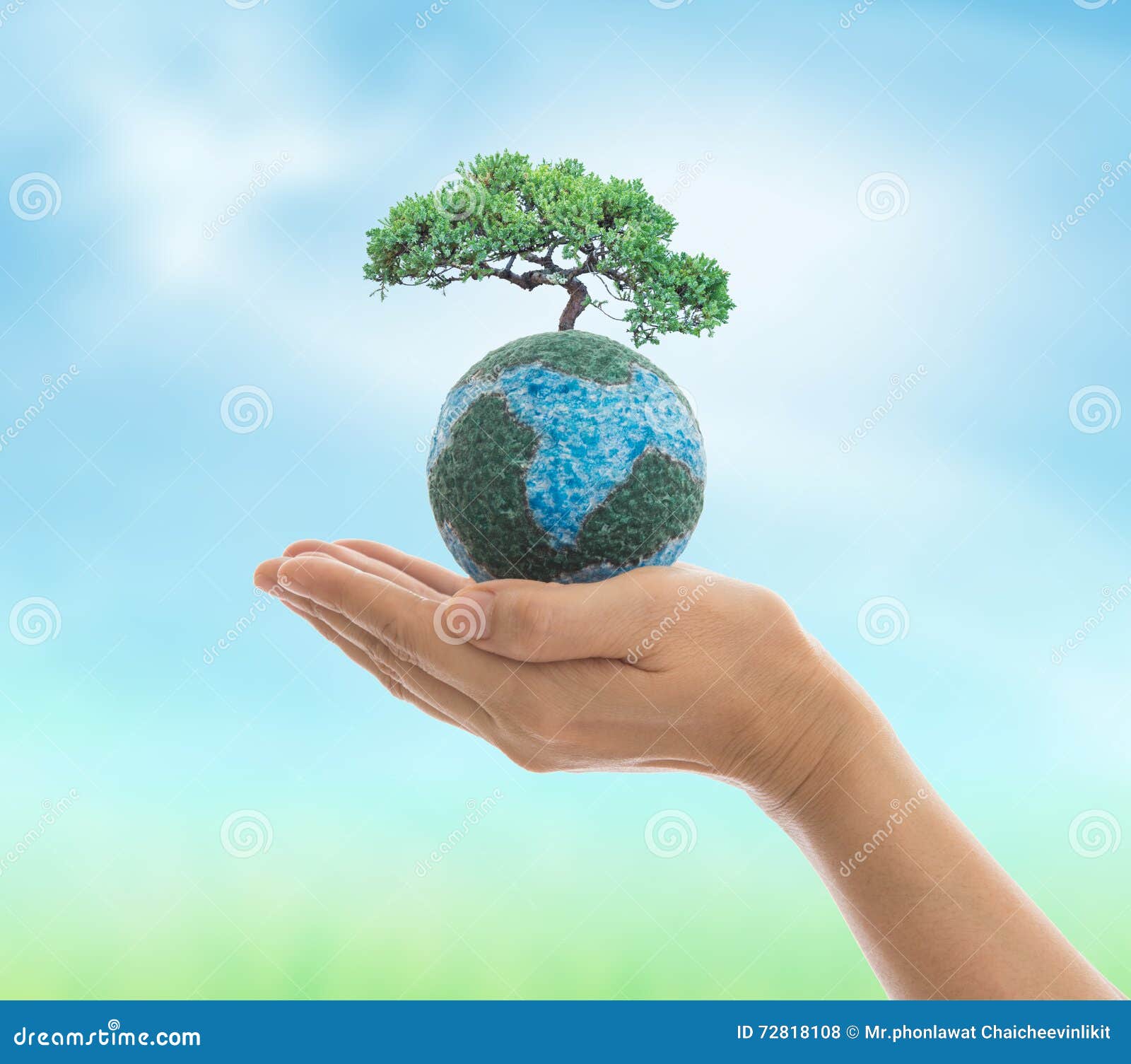 Earth in Hand Isolated on White Stock Photo - Image of growth, city ...