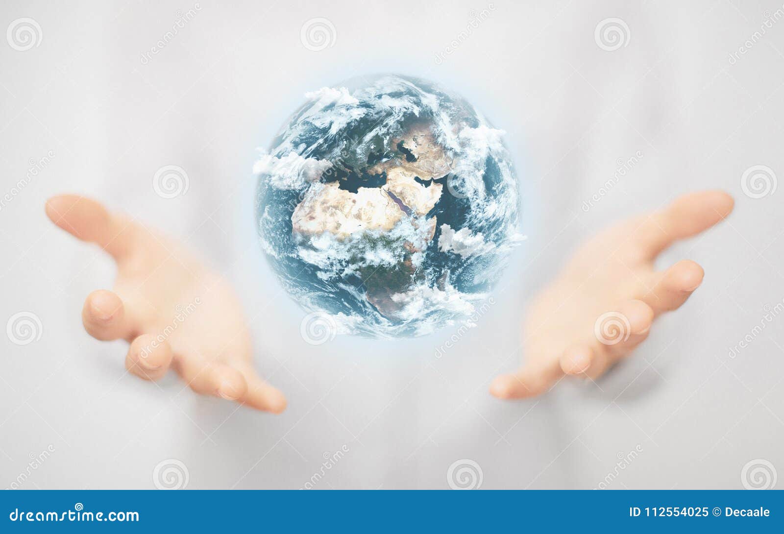 Earth on Hand, World and Environment Stock Image - Image of person ...