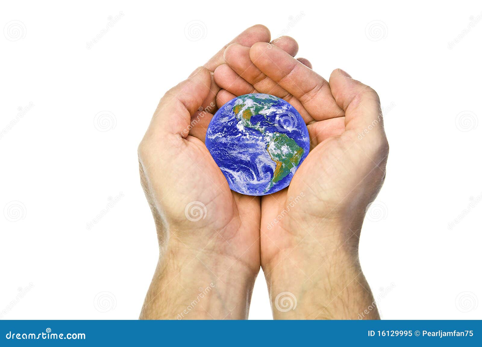 Earth in hands stock image. Image of environment, metaphor - 16129995