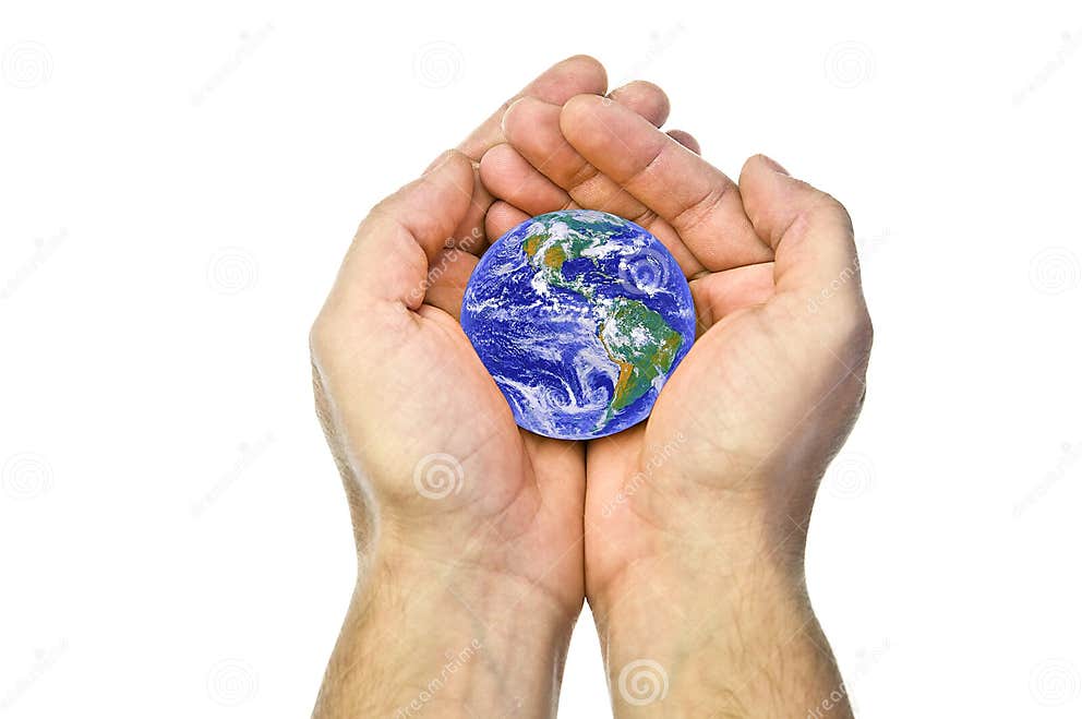 Earth in hands stock image. Image of environment, metaphor - 16129995