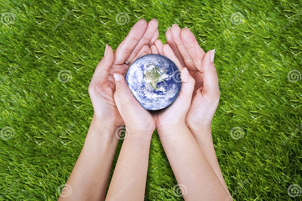 Earth in hands stock image. Image of blue, business, open - 29072041