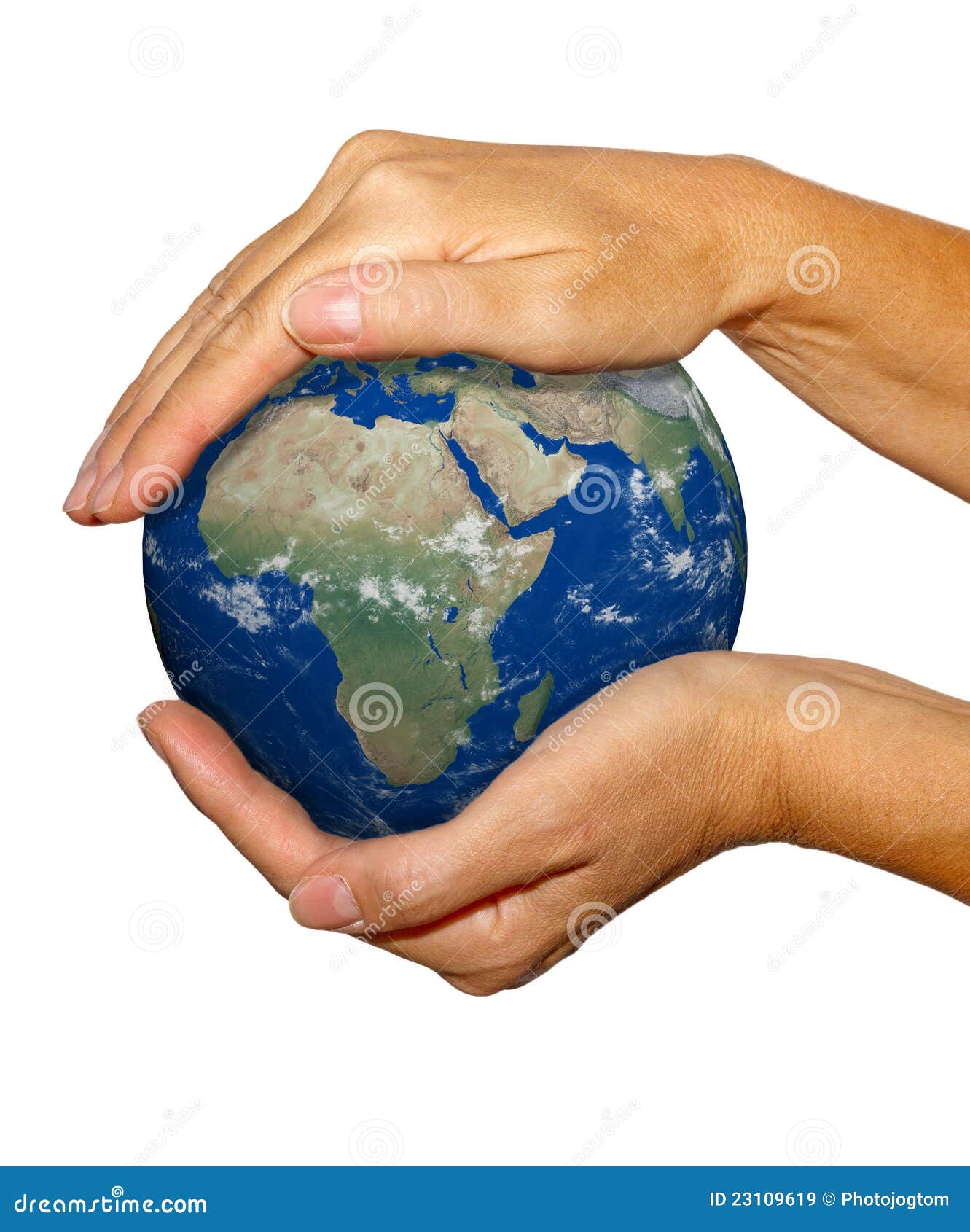 Earth In Hands - Earth Texture By Nasa.gov Stock Image - Image of ...