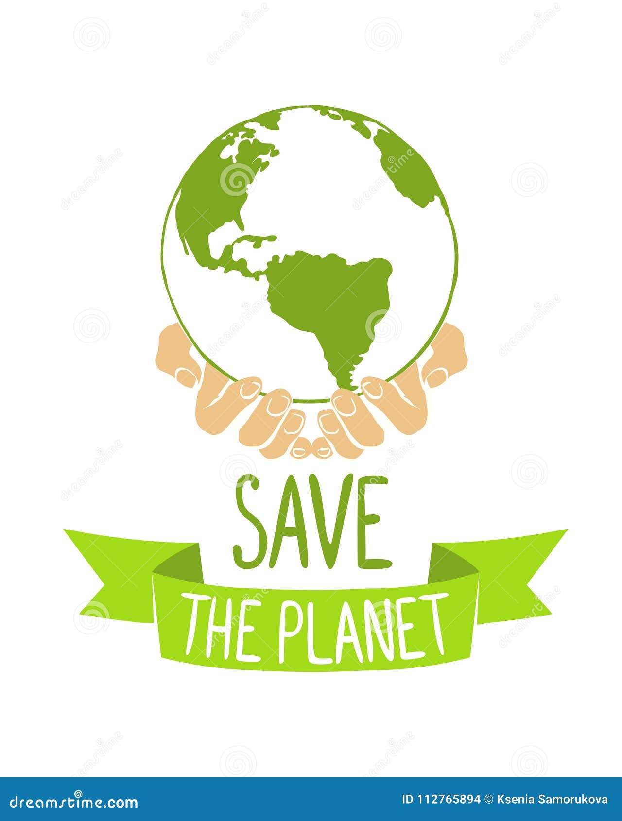 Earth in Hands. Save the Planet. Stock Vector - Illustration of globe ...