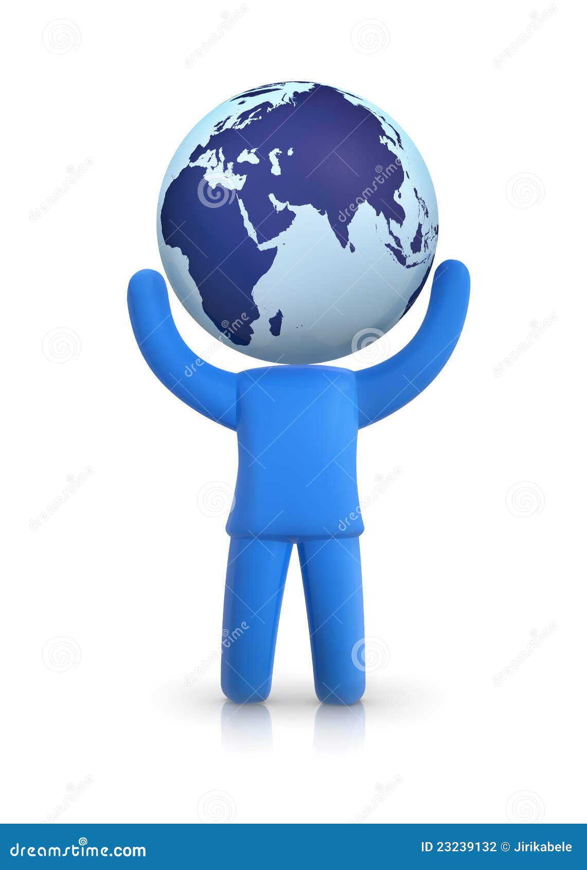 Earth head stock illustration. Illustration of environmentalist - 23239132