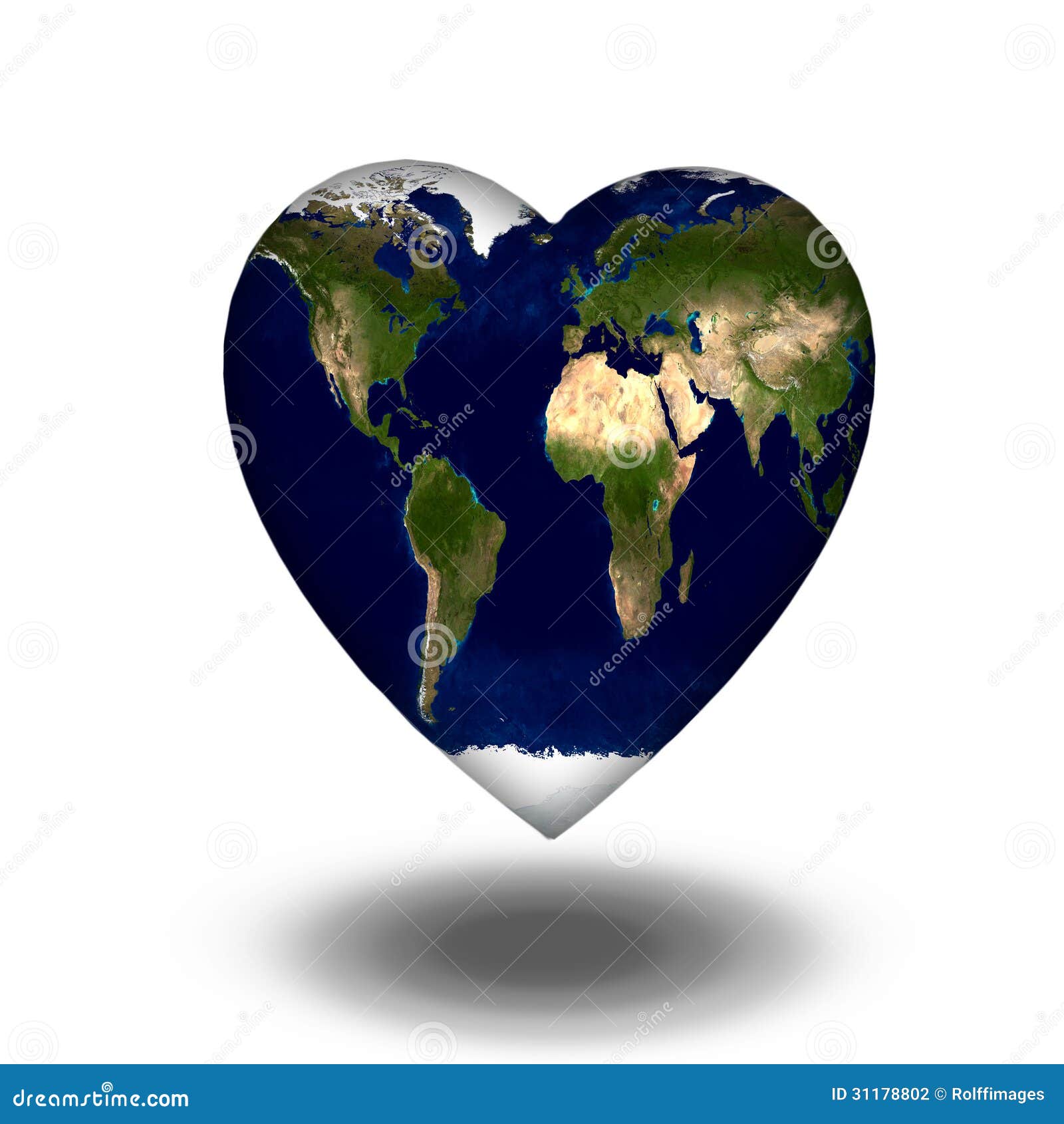 Earth Heart Stock Photography - Image: 31178802