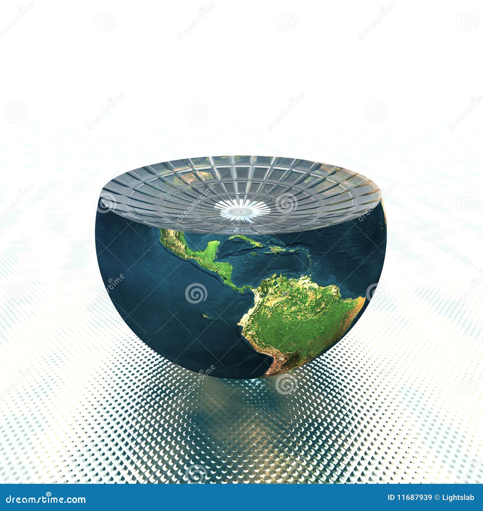 Earth hemisphere stock illustration. Illustration of bright - 11687939