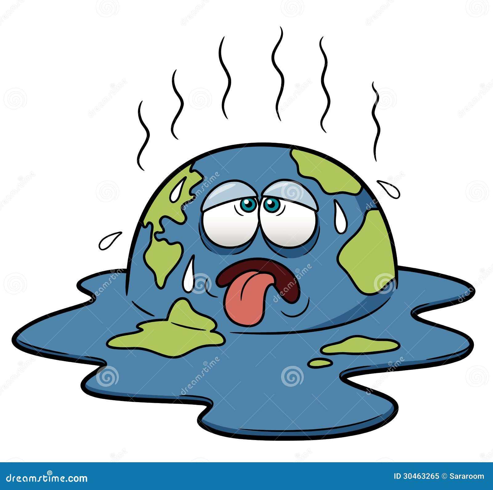 Hot Weather Funny Cartoon