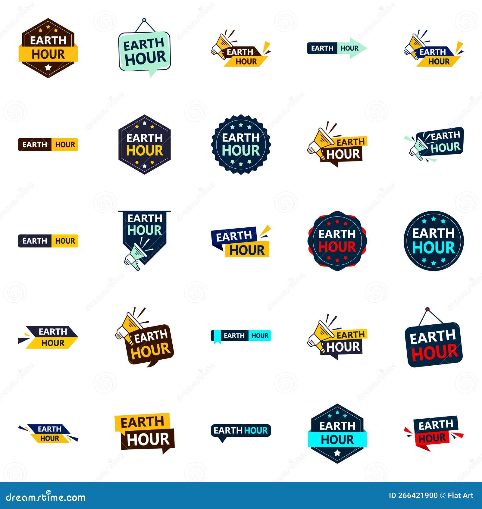 Earth Hour 25 Eye Catching Vector Designs for Increased Environmental ...