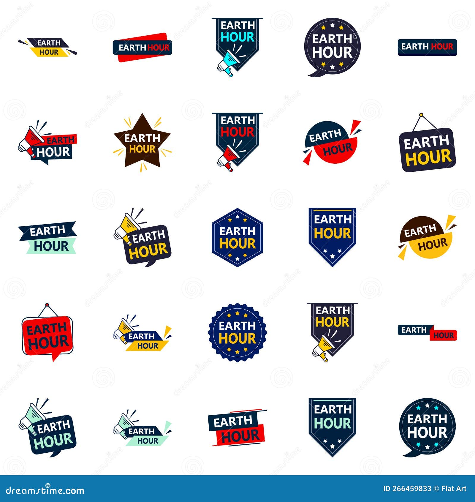 Earth Hour 25 Unique Vector Designs for Sustainability and Climate ...