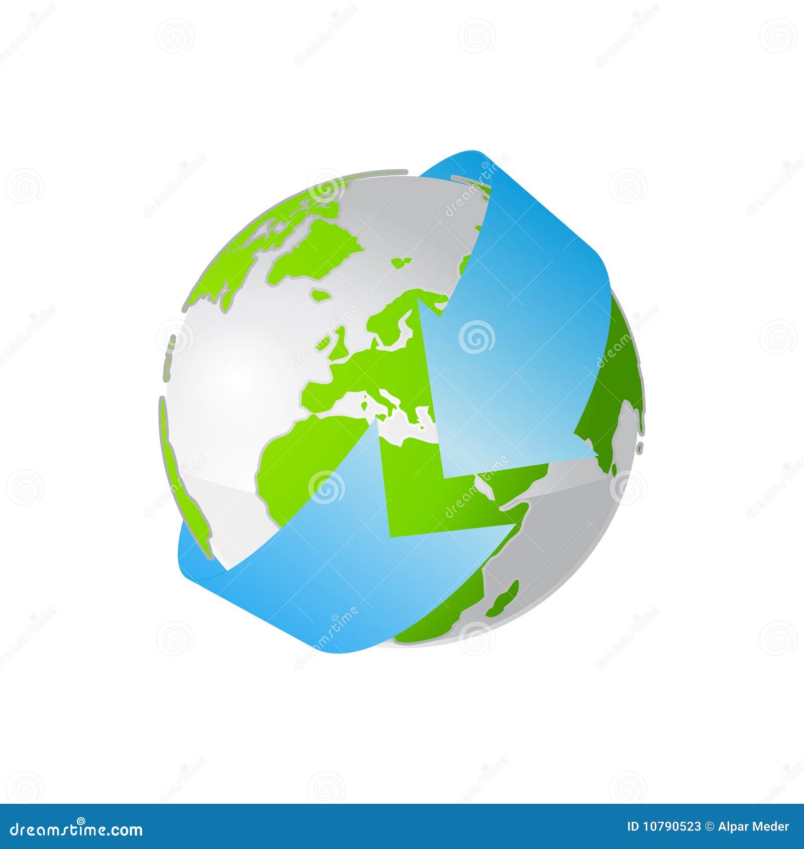 Earth icon stock vector. Illustration of fresh, europe - 10790523
