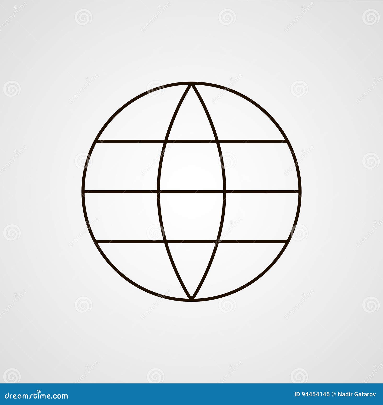 Earth icon stock vector. Illustration of pictogram, ecology - 94454145