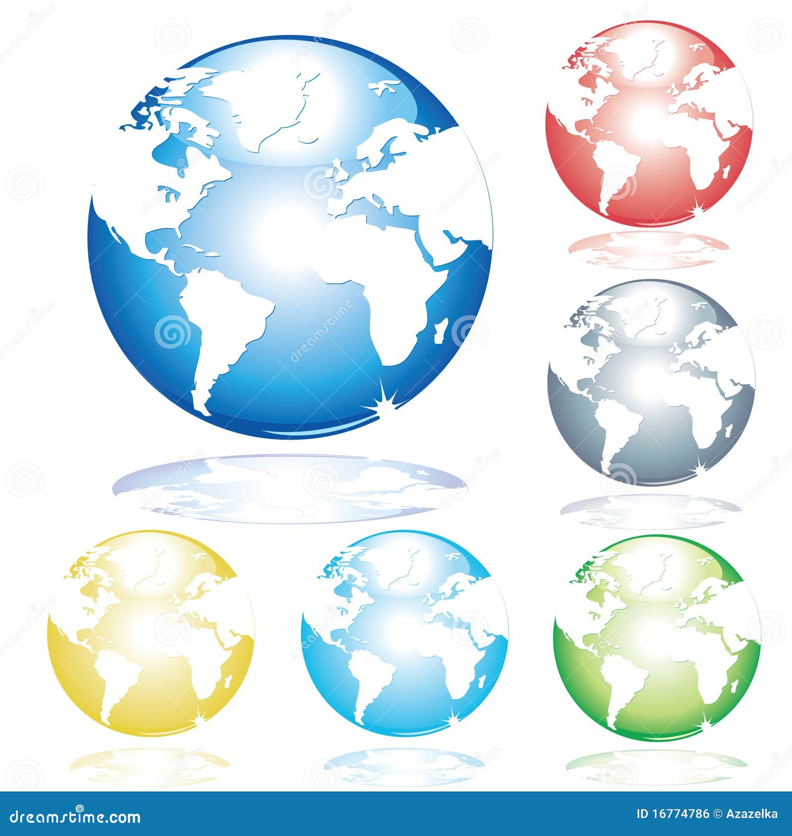 Earth illustrated stock vector. Illustration of ecology - 16774786