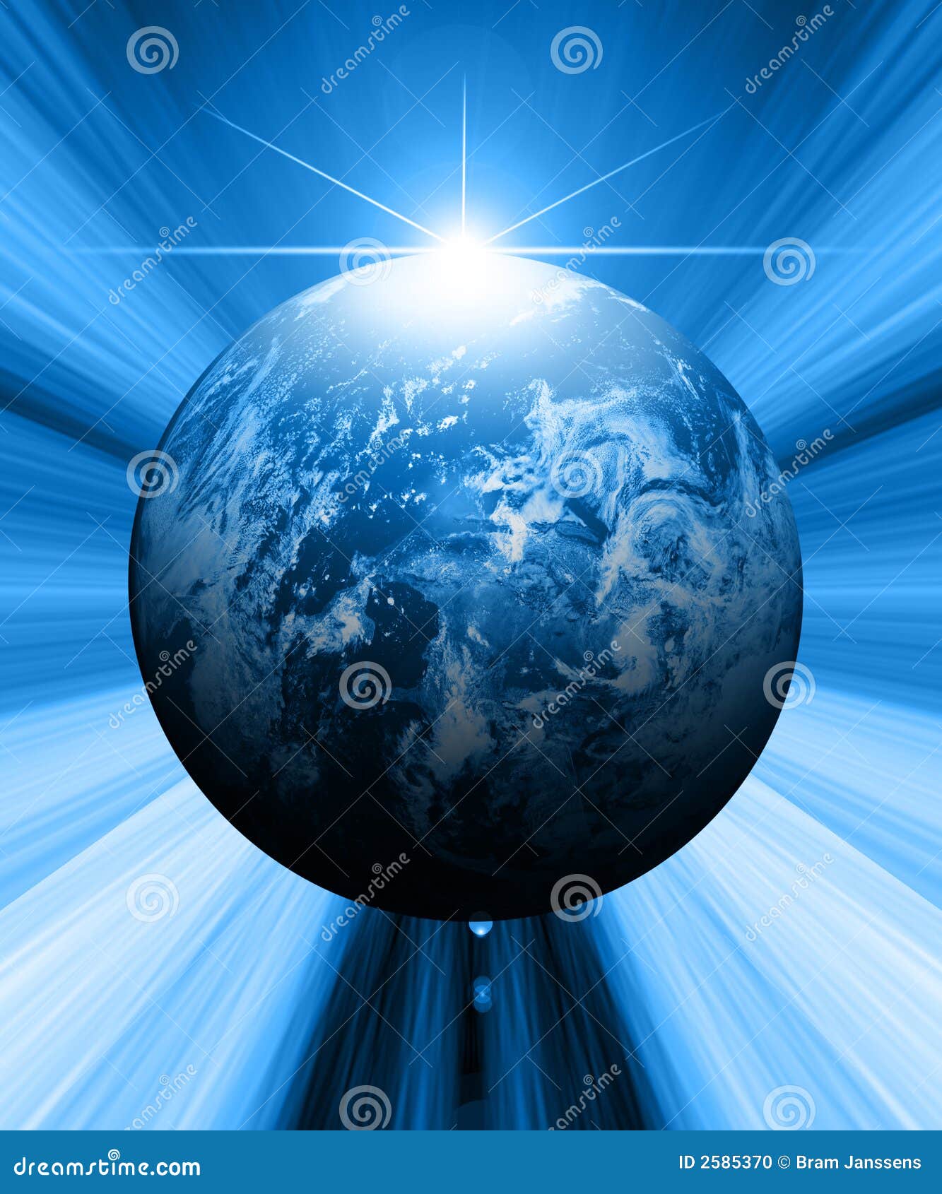 Earth illustration stock illustration. Illustration of orbit - 2585370