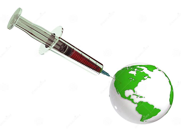 Earth injection stock photo. Image of global, nature - 24339508