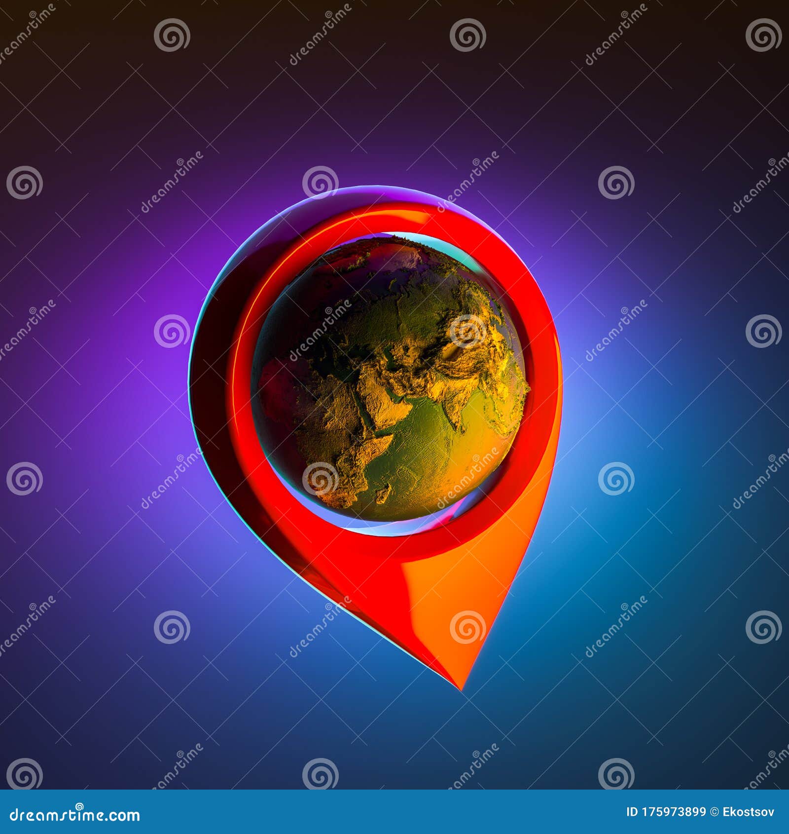 Geotag With Arrow Or Location Pin Logo Icon Design Vector Illustration ...
