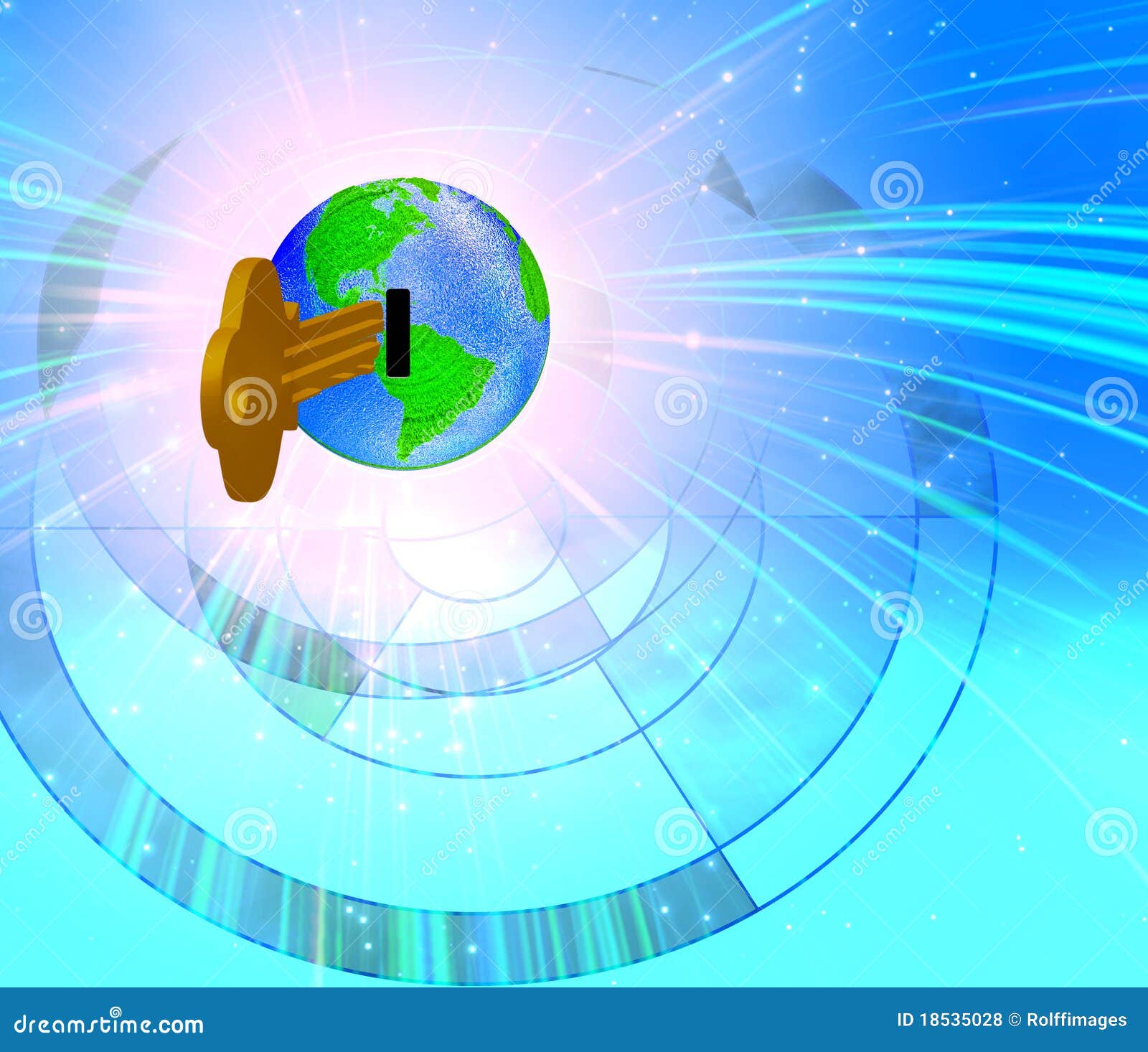 Earth Key stock illustration. Illustration of background - 18535028