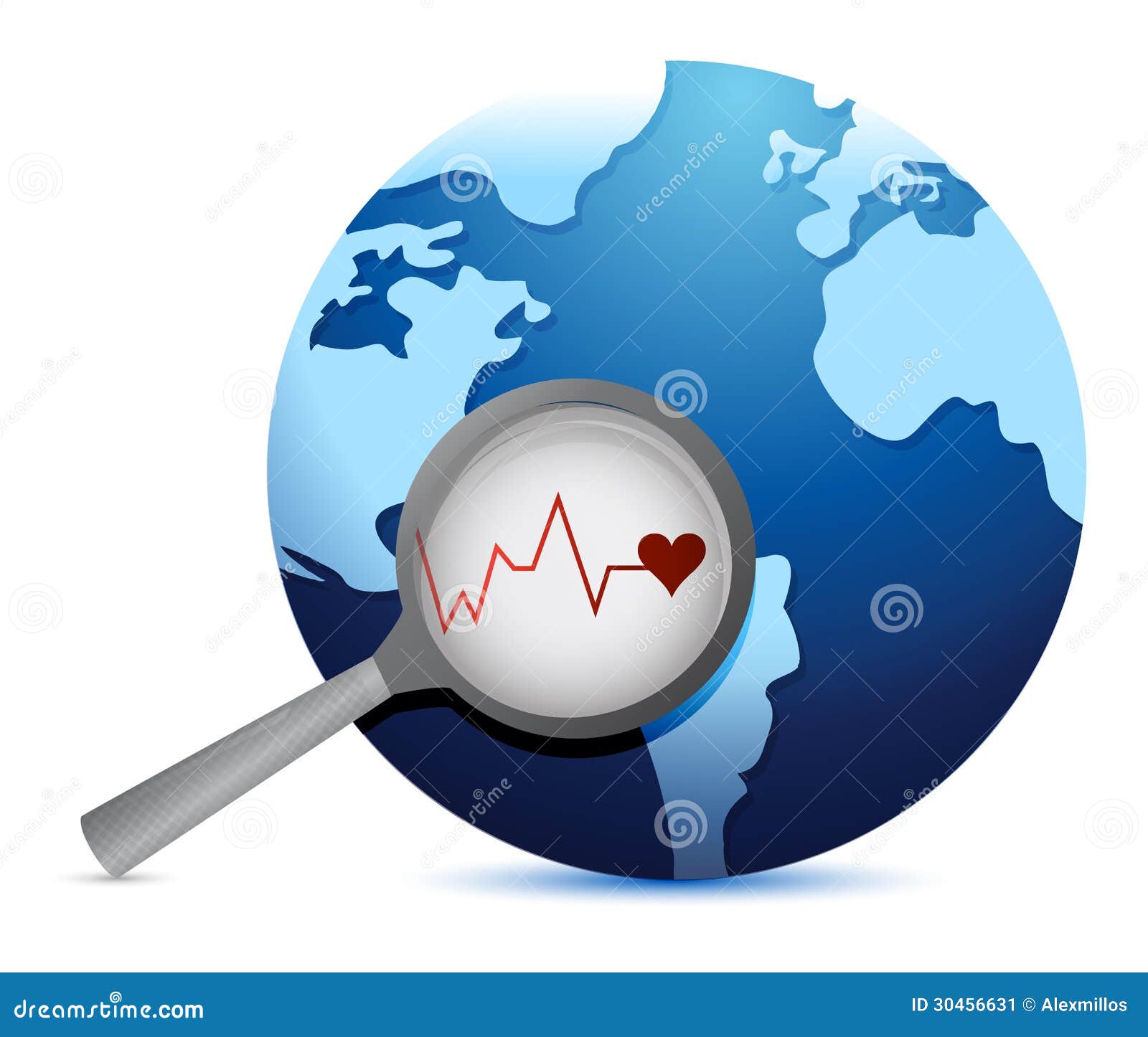 Lifeline In An Electrocardiogram Royalty-Free Cartoon | CartoonDealer ...