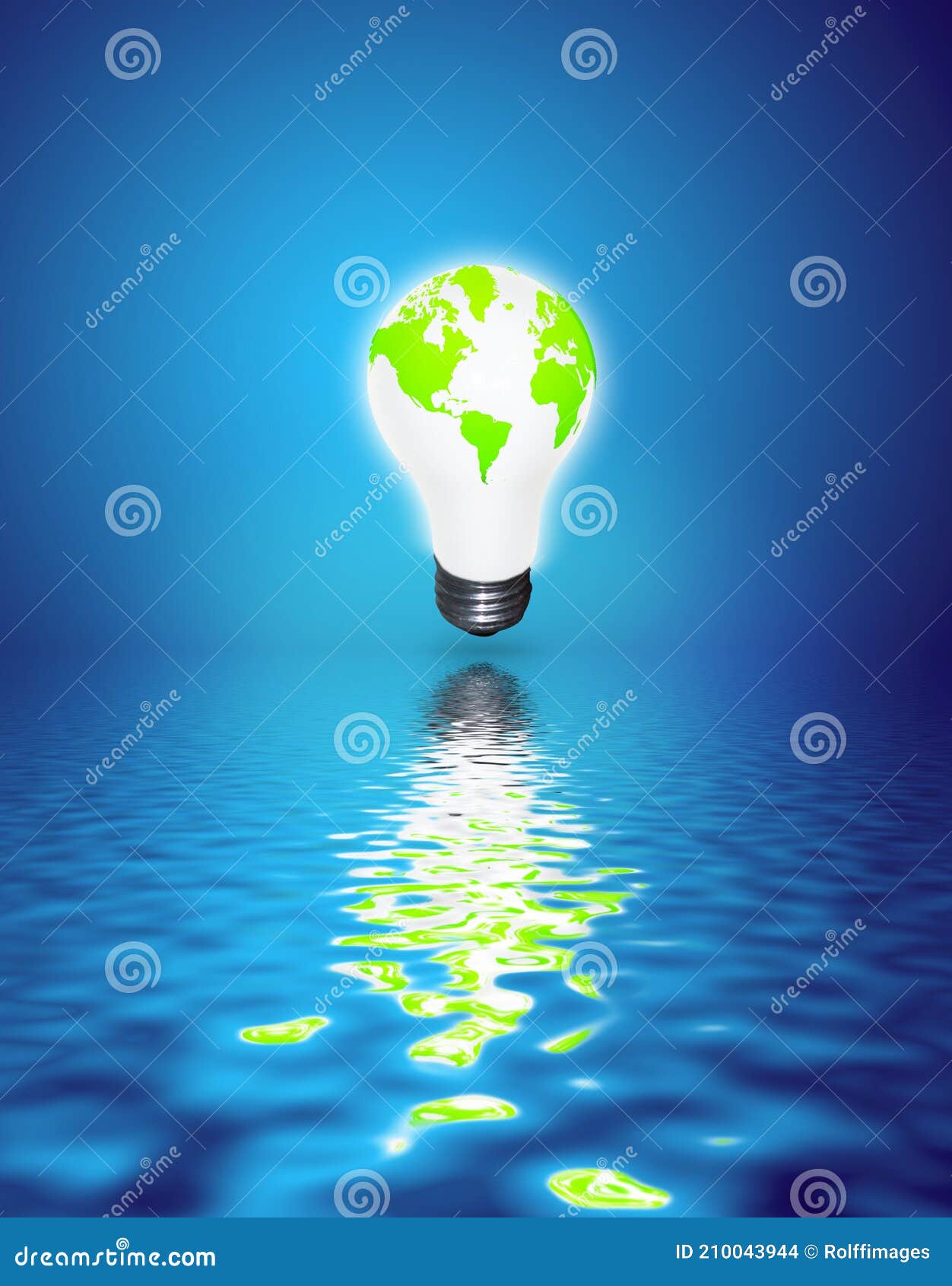 Earth Light Bulb stock illustration. Illustration of globe - 210043944