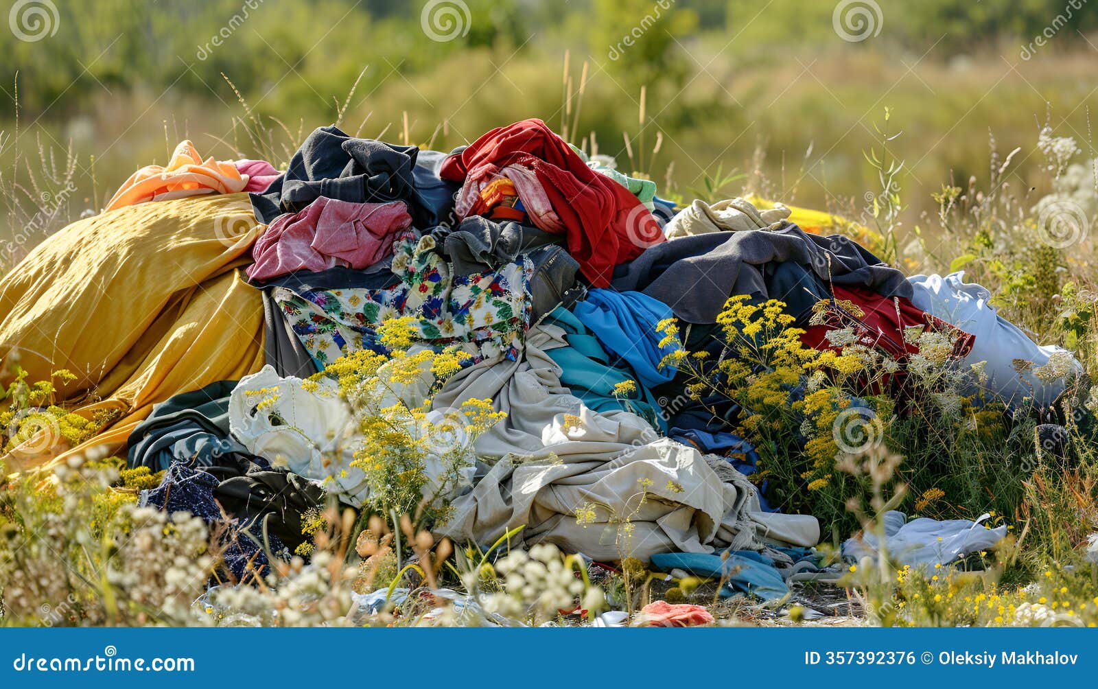 Earth Littered with Disposable Clothes Causing Global Textile Pollution ...