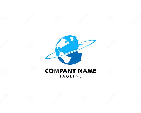Earth logo template stock vector. Illustration of globe - 143429355
