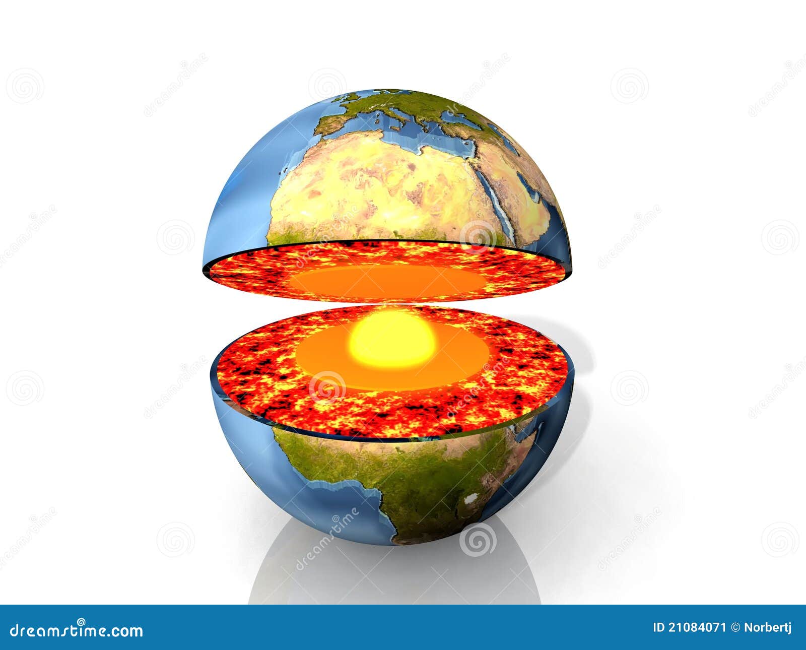 Earth And Magma Stock Image - Image: 21084071