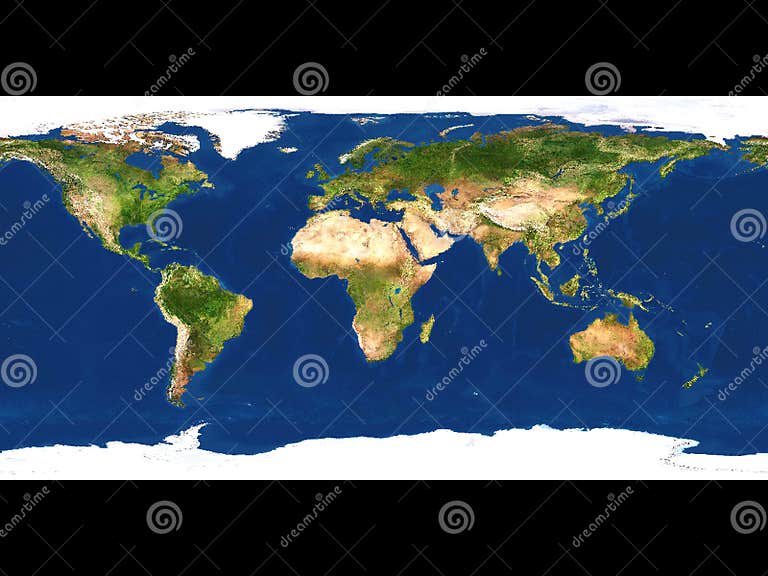 Earth map stock illustration. Illustration of crater, cloud - 34528