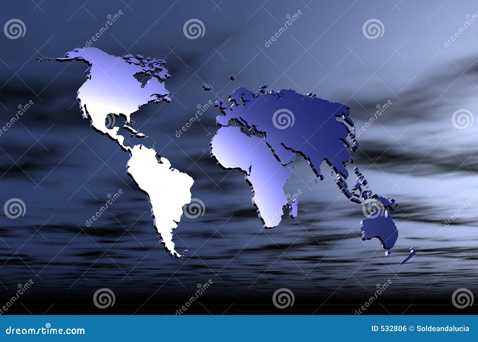 Earth map stock illustration. Illustration of australia - 532806