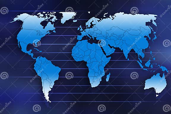 Earth map stock illustration. Illustration of graphic, design - 539536