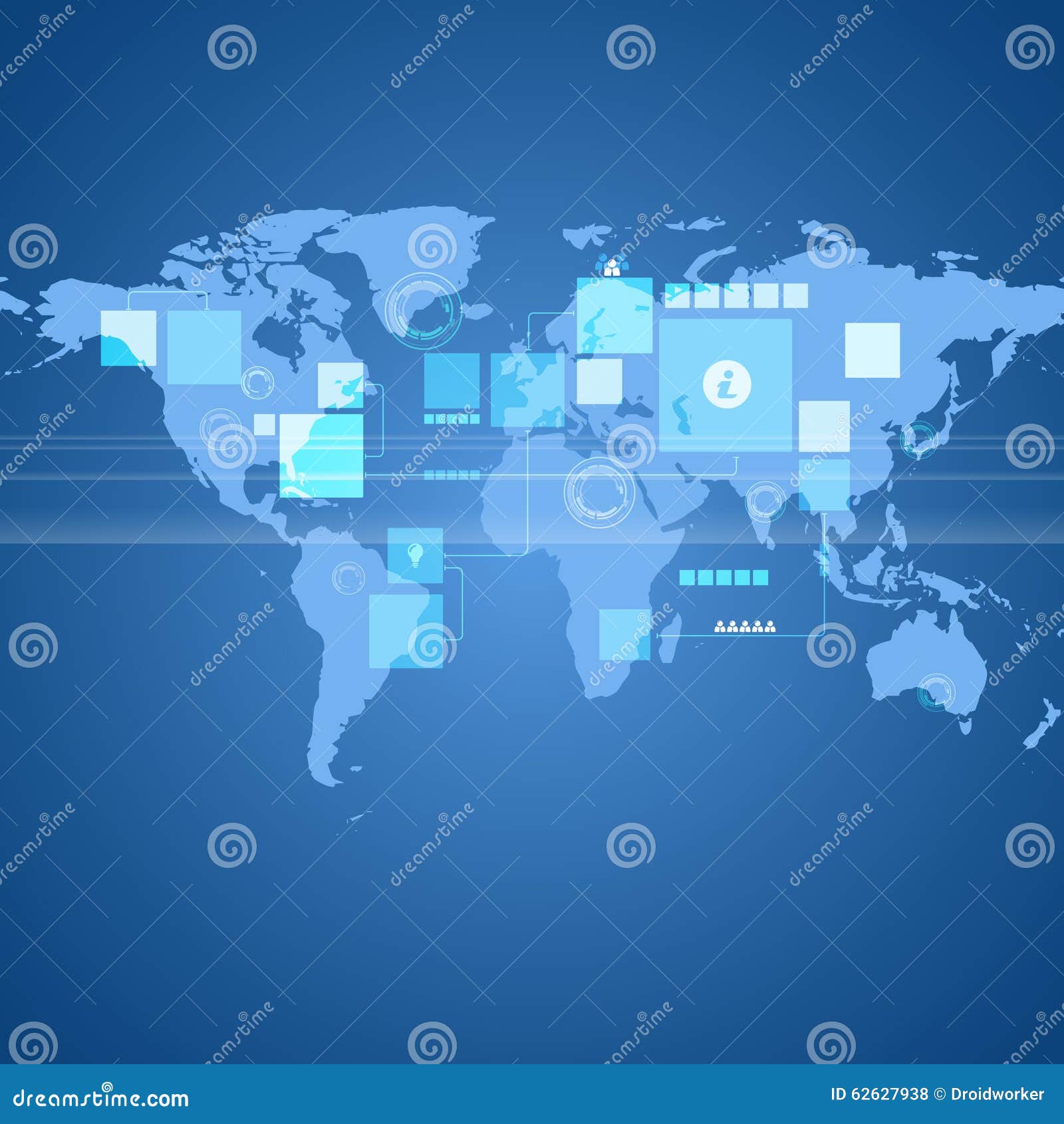 Earth Map Business Background, Stock Illustration - Illustration of ...