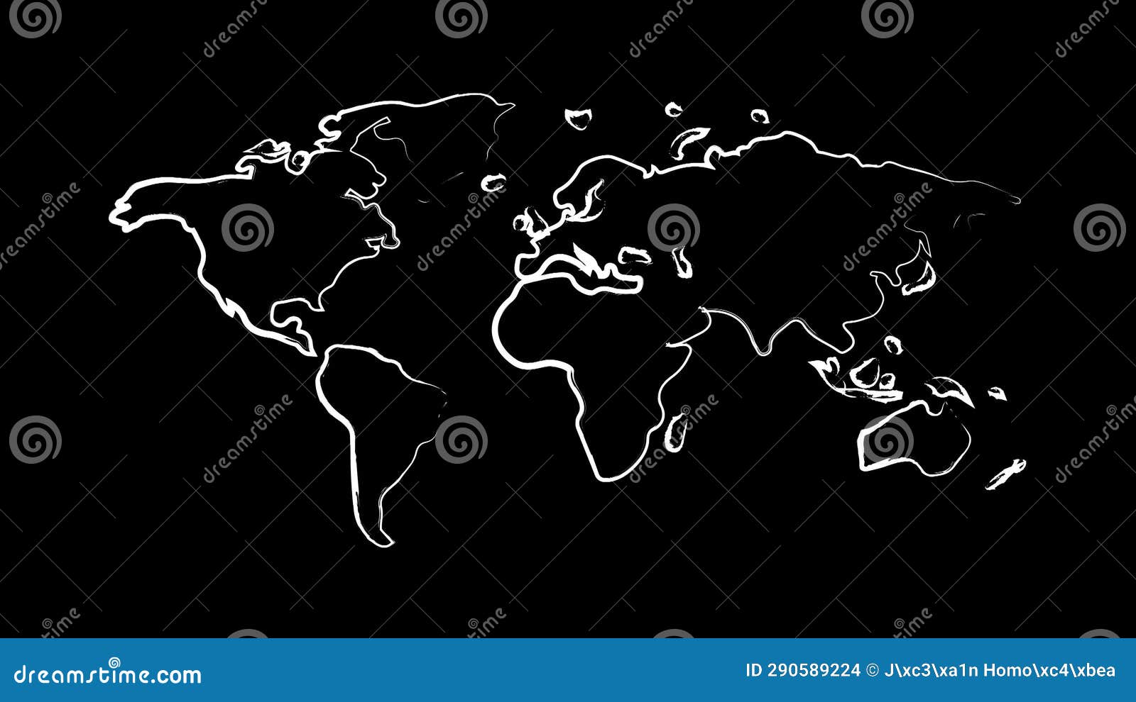 Earth Map Frame by Frame Animation.motion Animation. Stock Footage ...