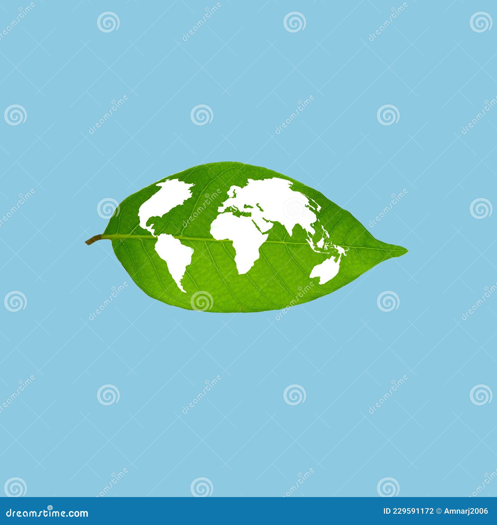 Earth Map on Leaf ,Elements of this Image Furnished by NASA Stock Photo ...