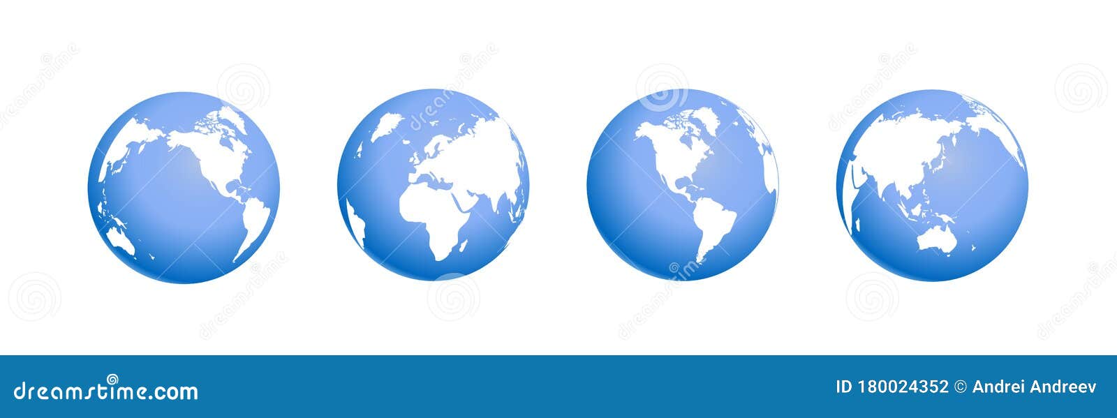 Earth Map Scheme Isolated on White. Stock Vector - Illustration of icon ...