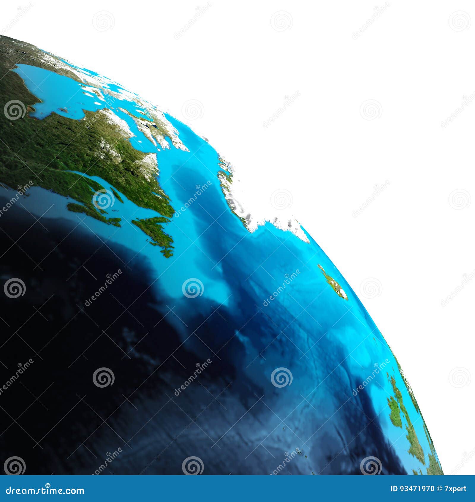 Earth map white isolated stock photo. Image of global - 93471970