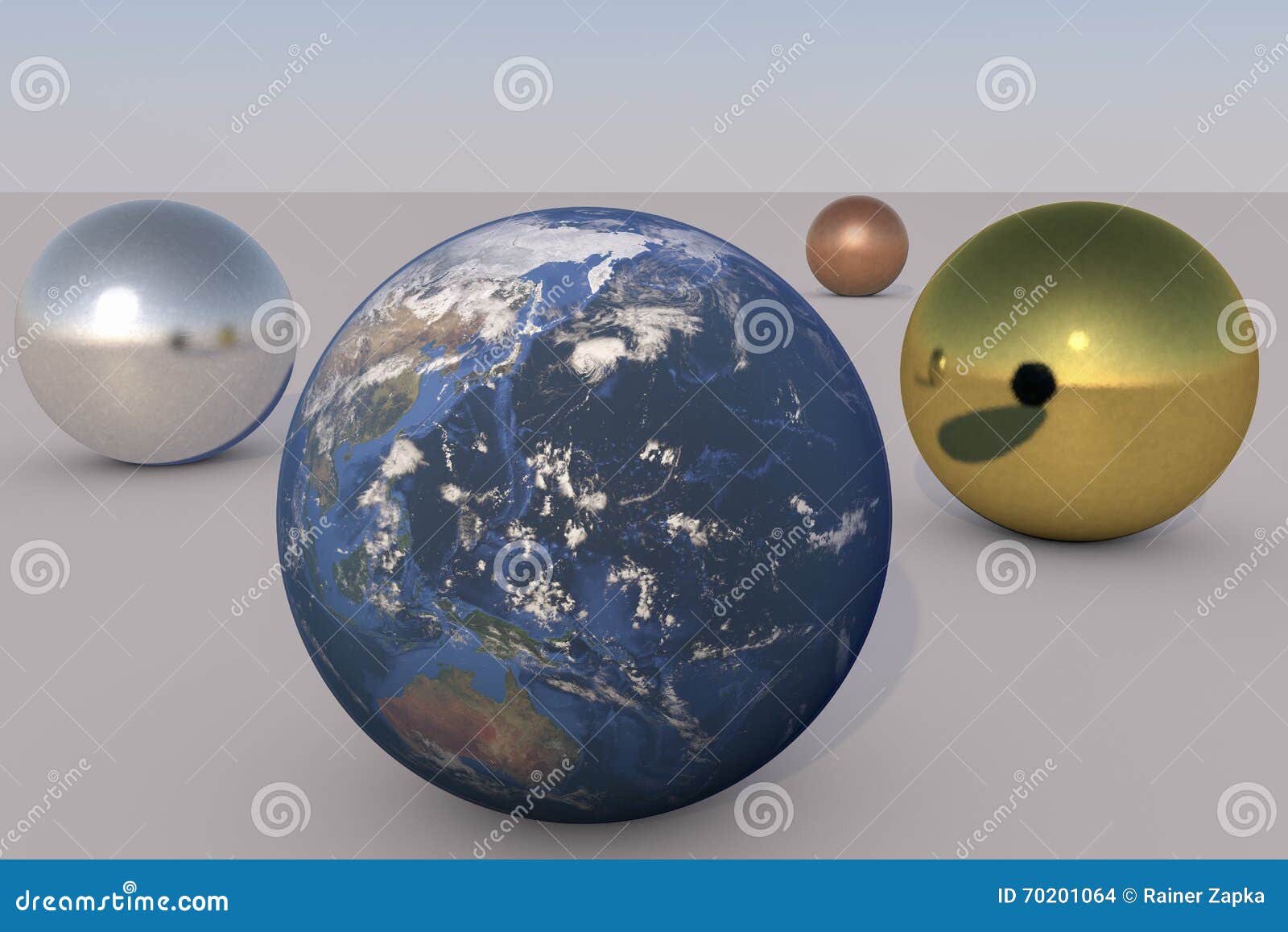 Earth and metals stock illustration. Illustration of planet - 70201064