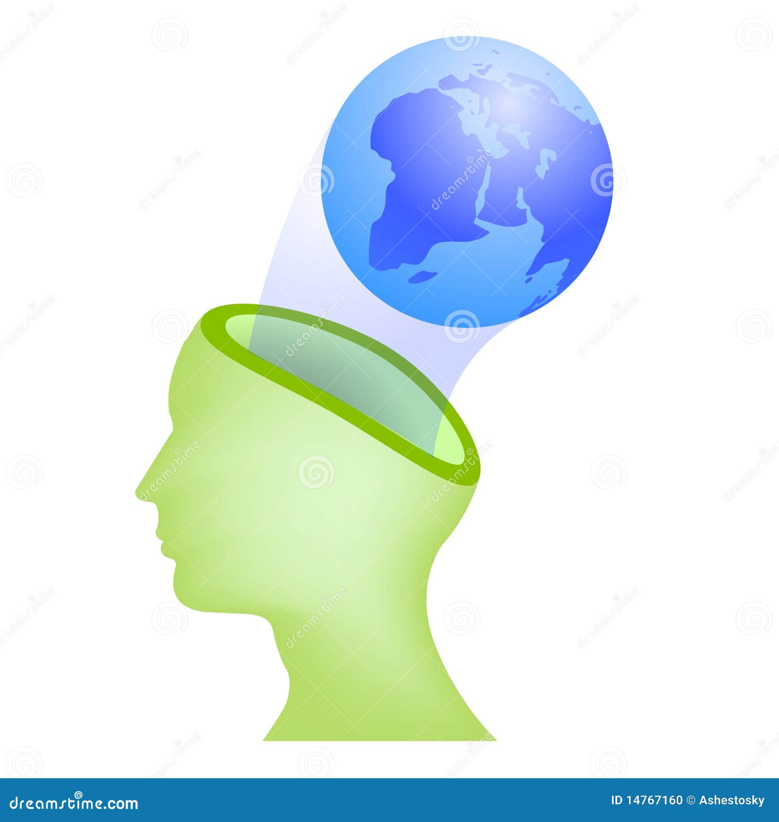 With the earth in mind stock vector. Illustration of future - 14767160