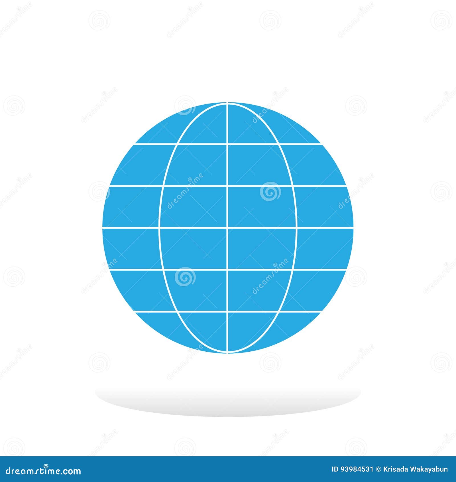 Earth Minimal Style Icon Vector Eps10 . Stock Vector - Illustration of ...
