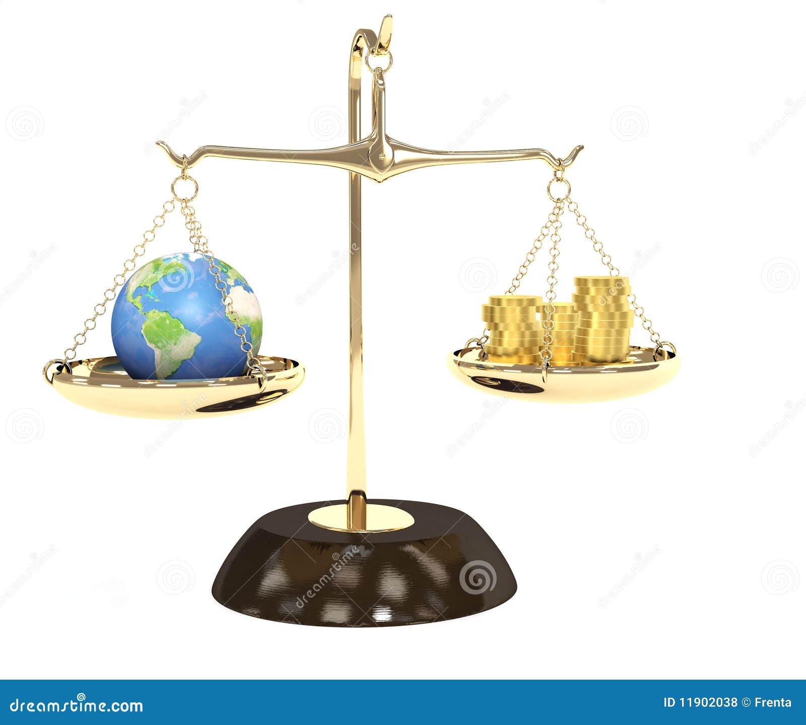 Earth and money stock illustration. Illustration of earth - 11902038