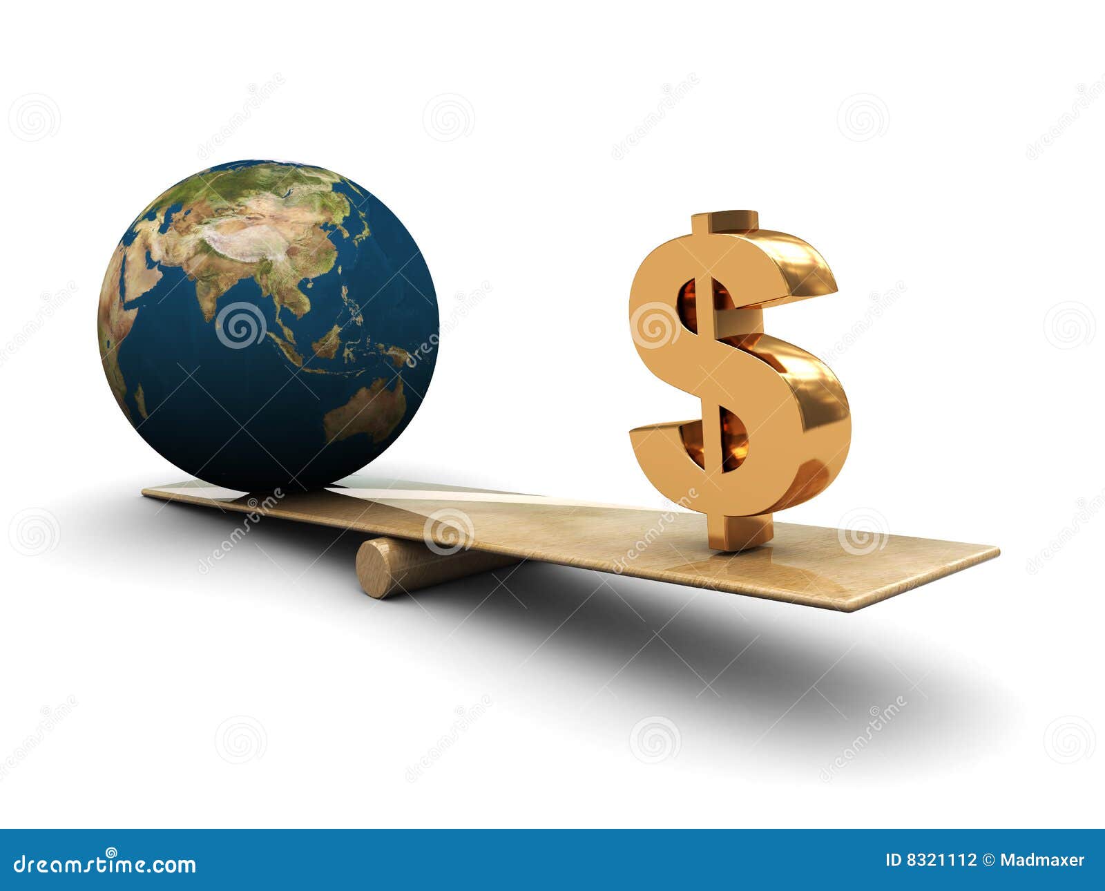 Earth And Money Picture. Image: 8321112