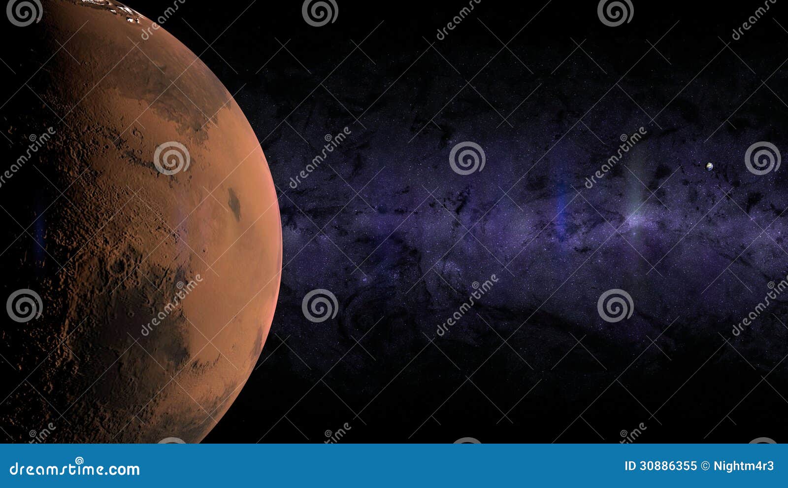Earth Moon Mars stock illustration. Illustration of earth - 30886355