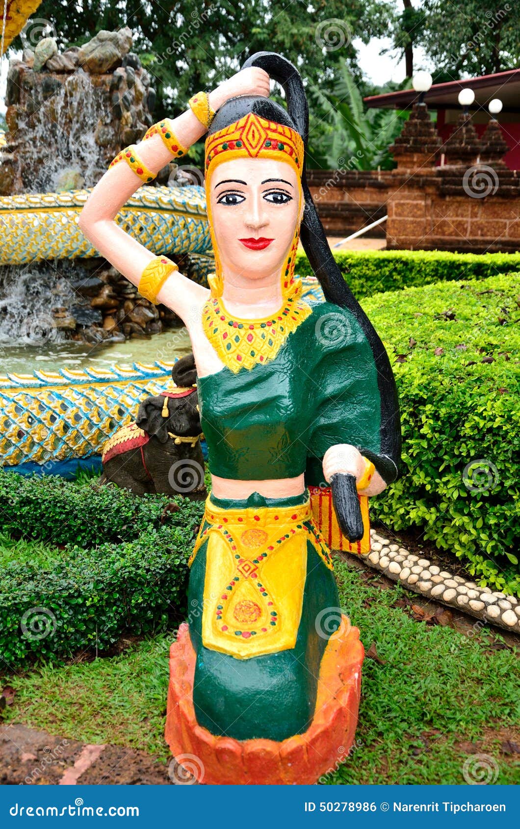 Earth mother statue stock photo. Image of temple, protection - 50278986