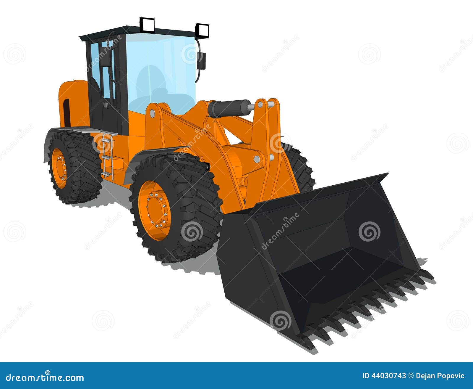 Earth Mover Stock Vector - Image: 44030743