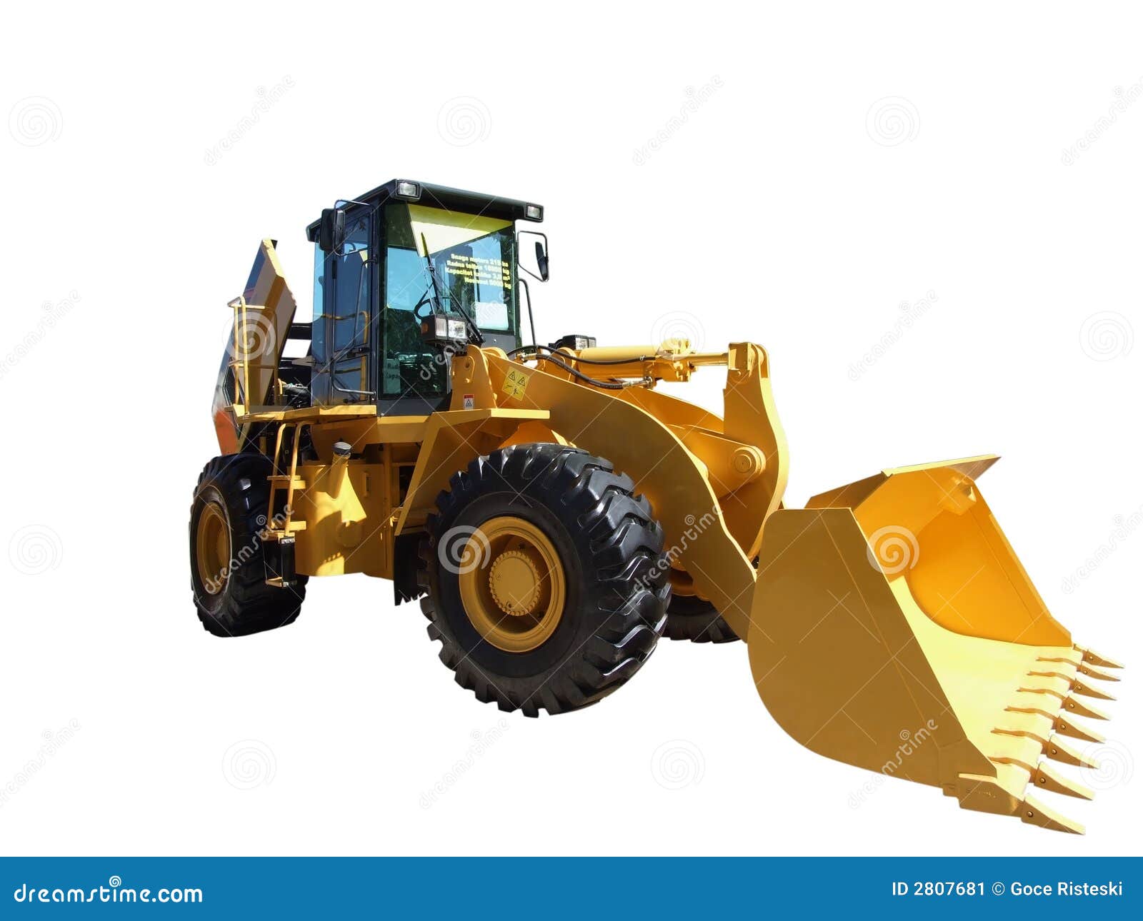 Earth-moving machine stock image. Image of scoop, equipment - 2807681