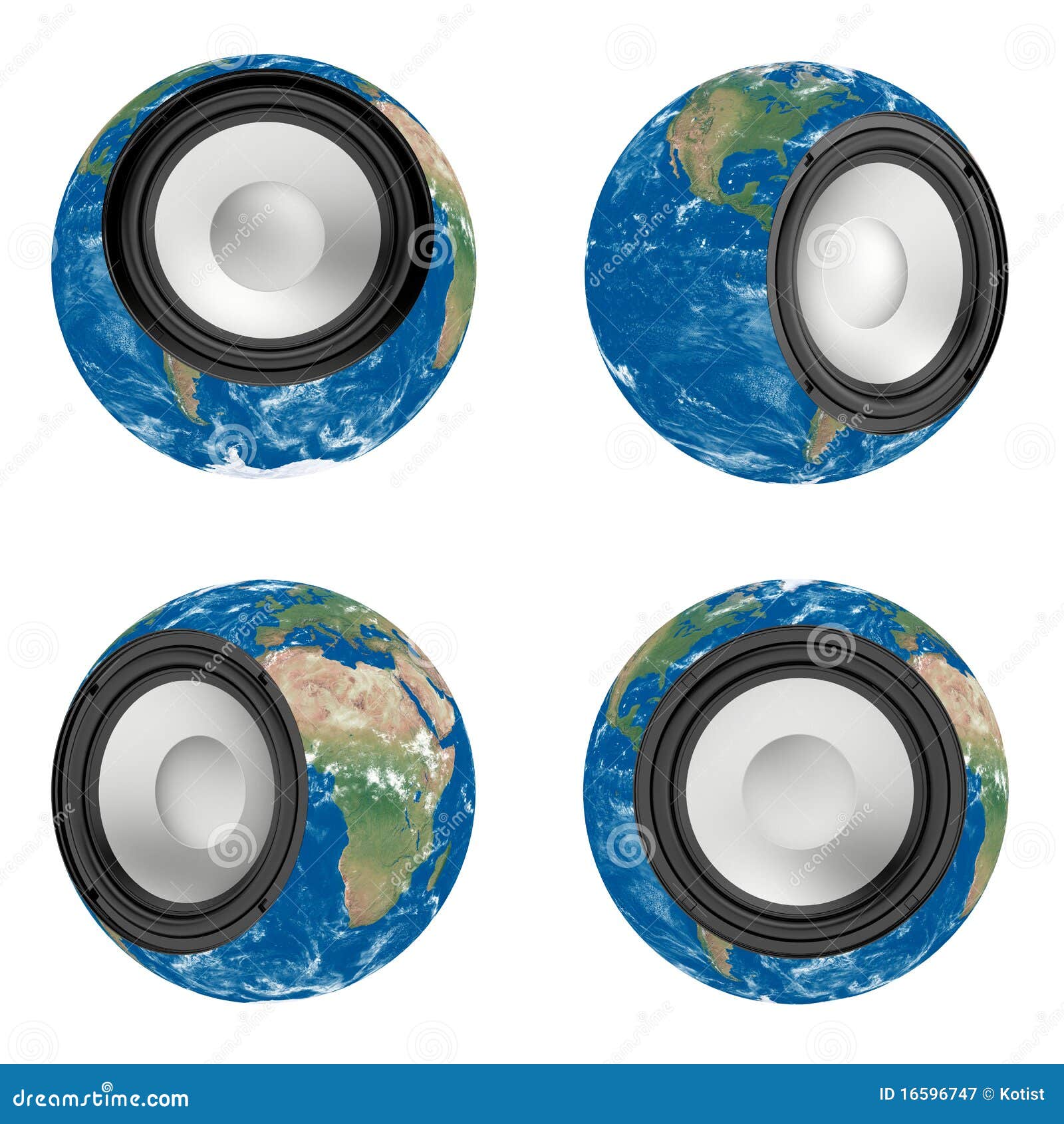 Earth music stock illustration. Illustration of electronics - 16596747