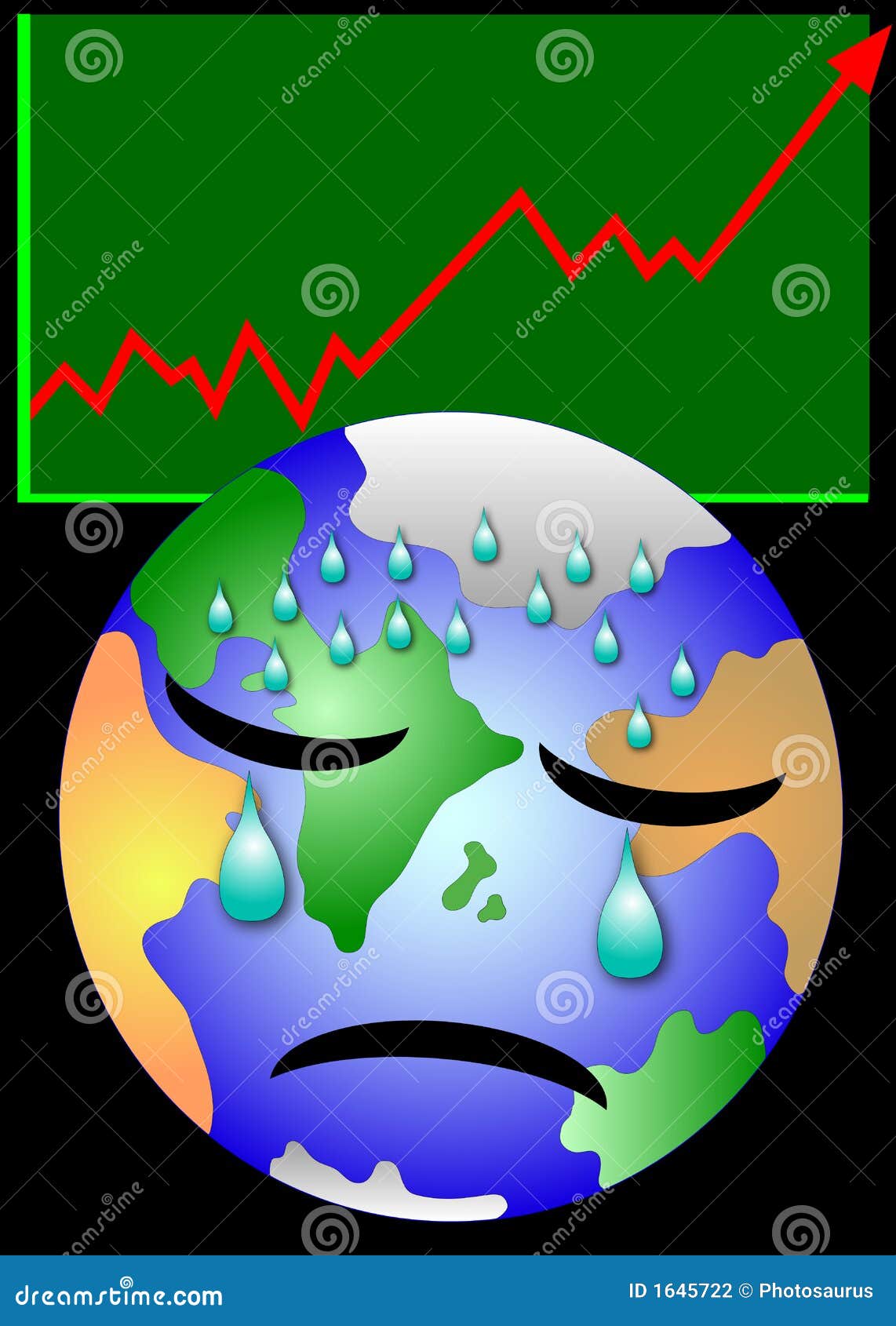 Earth needs help stock vector. Illustration of outer, lost - 1645722