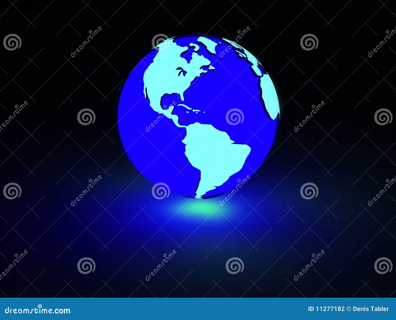 Earth with neon glow stock illustration. Illustration of nature - 11277182