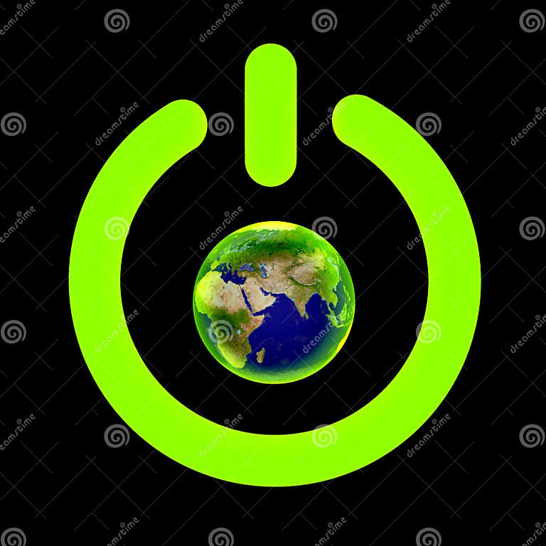 Earth off stock photo. Image of nature, power, push, earth - 18983894