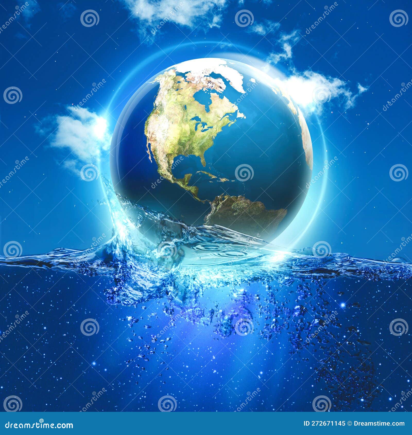 Earth is our Home. stock image. Image of white, ecology - 272671145