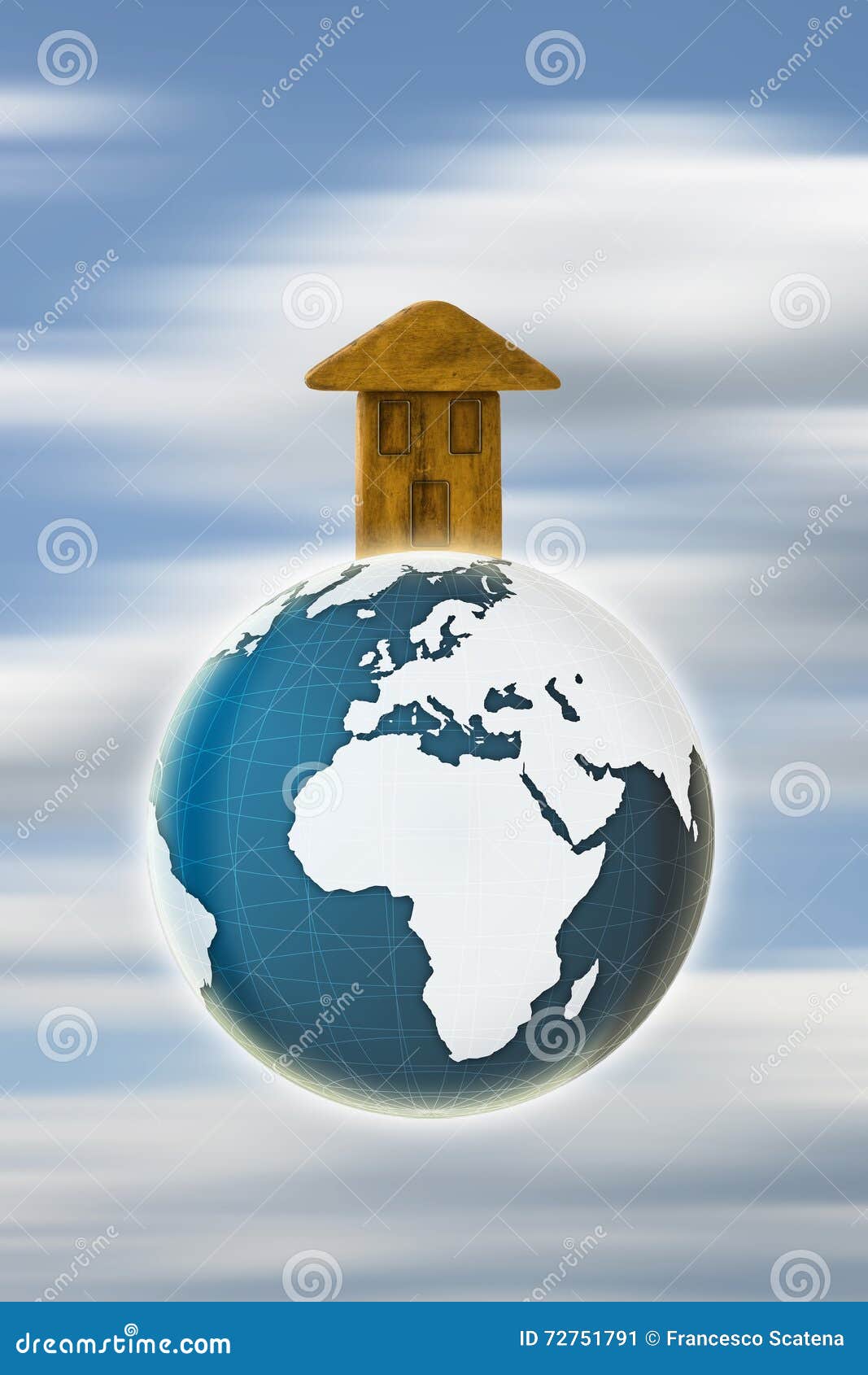 The Earth is Our Home - Concept with Image from NASA Stock Image ...