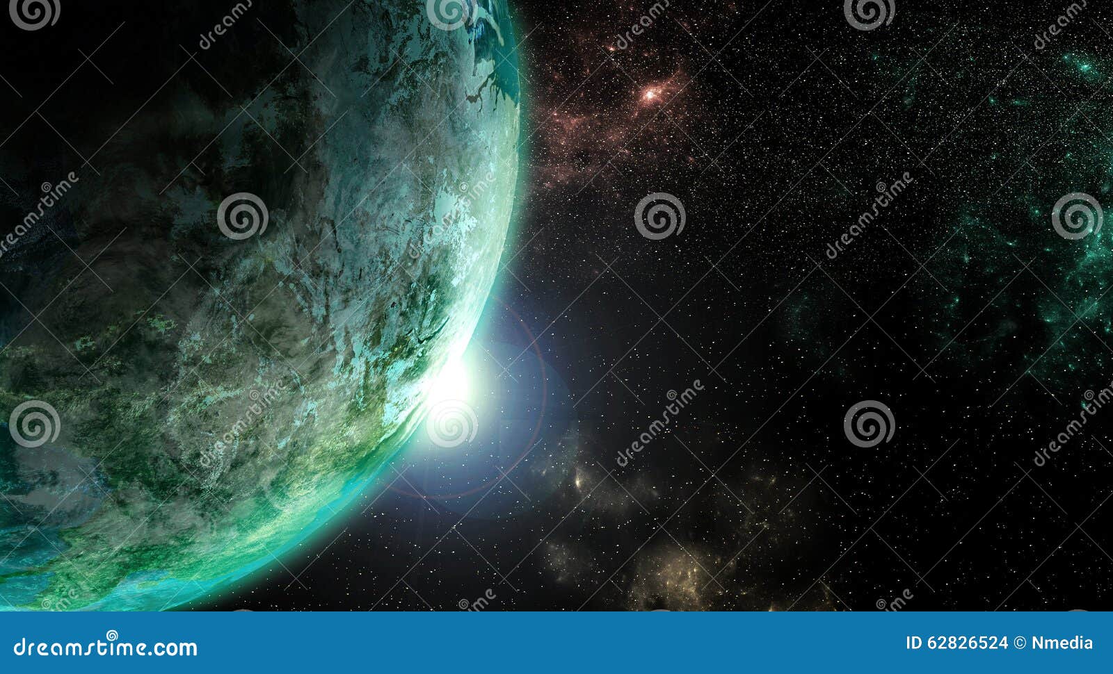 Earth from outer space stock photo. Image of astronomy - 62826524