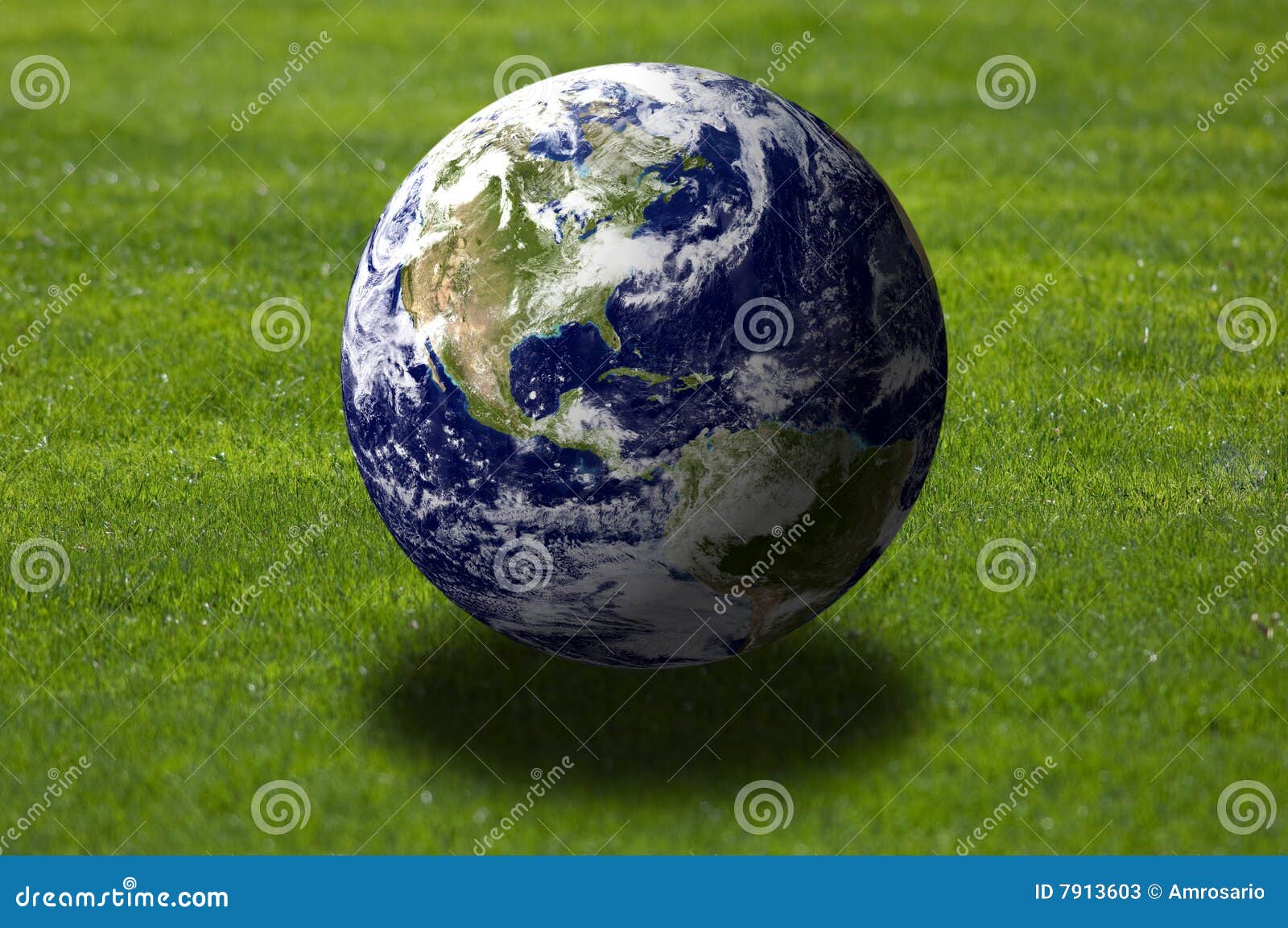 Earth over grass field stock illustration. Illustration of italy - 7913603